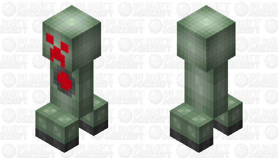 Robotic Creeper Minecraft Mob Skin