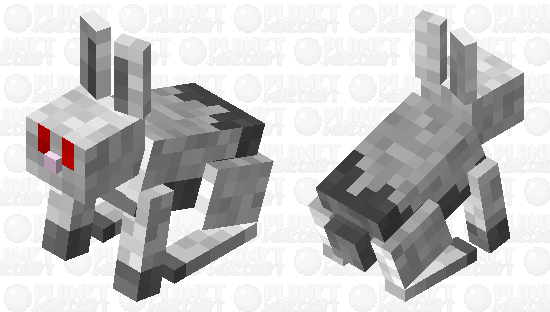 killer rabbit Minecraft Mob Skin