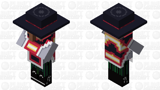 Aldeano Huaso Chileno Minecraft Mob Skin