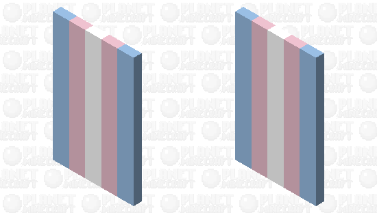 Transgender Pride Minecraft Mob Skin
