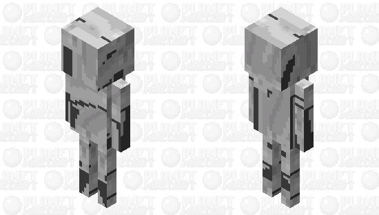 melted skelly Minecraft Mob Skin
