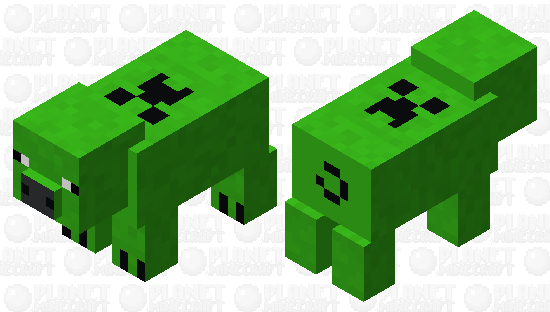Creeper Pig Minecraft Mob Skin