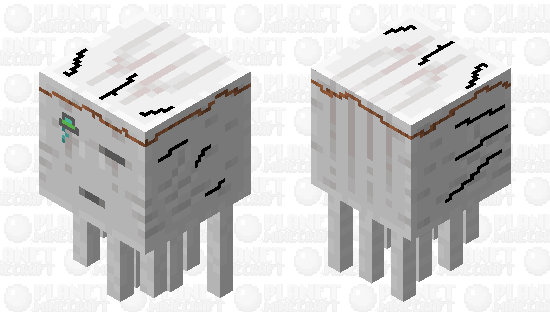 Eye-Opening Ghast Minecraft Mob Skin
