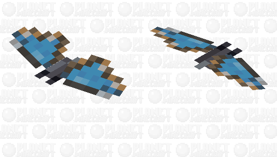Blue Morpho Butterfly. Minecraft Mob Skin