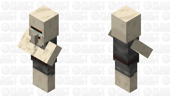 Snow Villager Minecraft Mob Skin