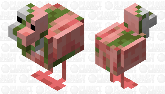 Zombie Chicken Minecraft Mob Skin