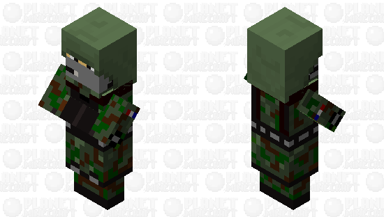 Soldier Minecraft Mob Skin