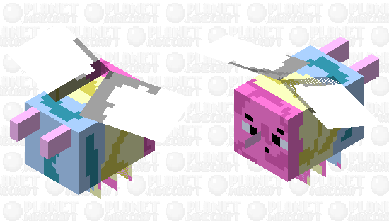 Distorted pan bee. Minecraft Mob Skin