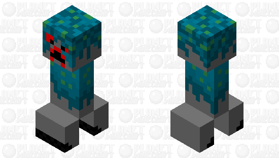 warped forest creeper Minecraft Mob Skin