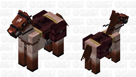 Red roan Minecraft Mob Skin