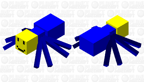 mr smiley spider Minecraft Mob Skin