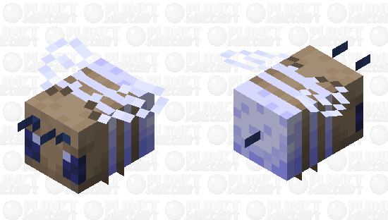 Mystic Bee- Recolor *Fixed* Minecraft Mob Skin
