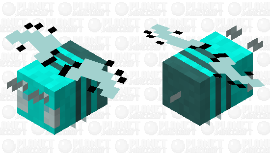frozen bee Minecraft Mob Skin