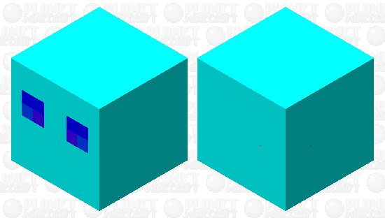 Ice cube Minecraft Mob Skin