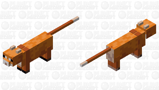 Foxcat Minecraft Mob Skin