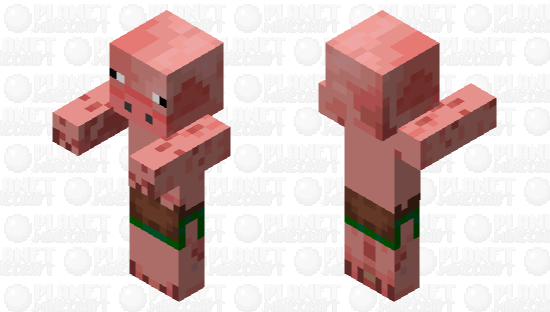 Normal pigmen Minecraft Mob Skin