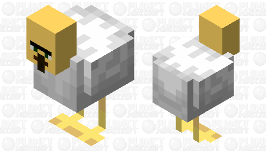 villager chicken Minecraft Mob Skin