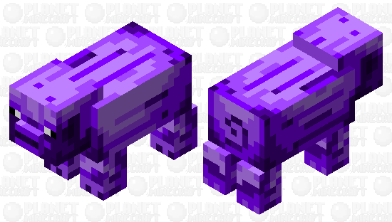 Purple Pig Minecraft Mob Skin