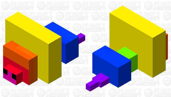 Clown Hair Silverfish Minecraft Mob Skin