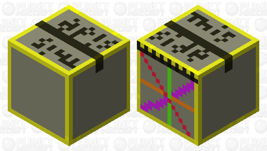 Cardboard box Minecraft Mob Skin