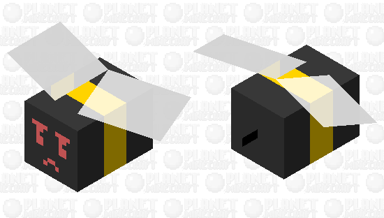BSS: Basic Bee (mad) Minecraft Mob Skin
