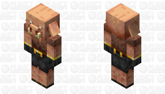 Redesigned Piglin Minecraft Mob Skin
