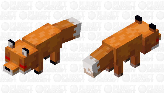 angry fox sightings in minecraft Minecraft Mob Skin