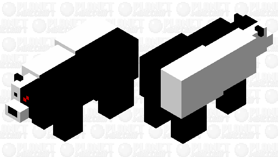 Monokuma Minecraft Mob Skin