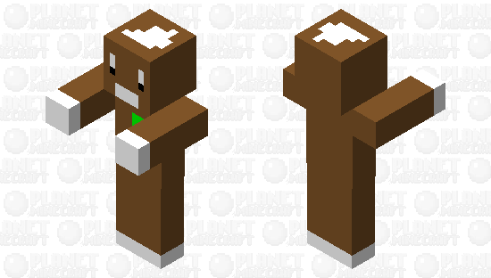 Gingerbread zombie Minecraft Mob Skin