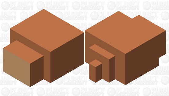 Half Eaten Croissant Minecraft Mob Skin