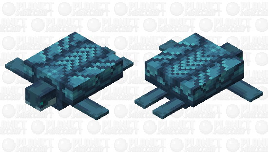 Deep Sea Dragon Turtle Minecraft Mob Skin