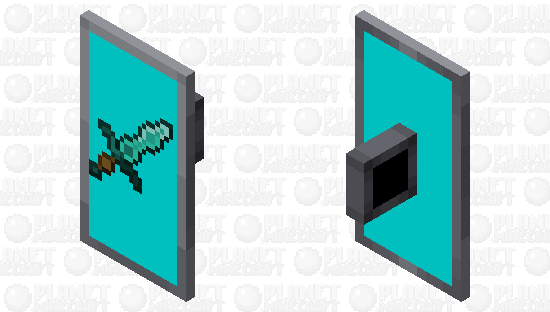 diamond diamond sword shield Minecraft Mob Skin