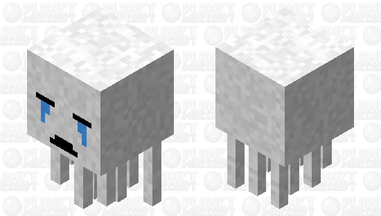 Updated Ghast. Minecraft Mob Skin