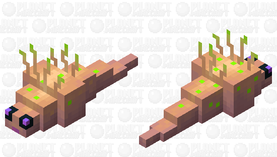 Sea slug Minecraft Mob Skin
