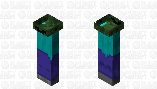 Squished head Minecraft Mob Skin