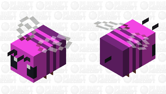 Cute Bee Minecraft Mob Skin