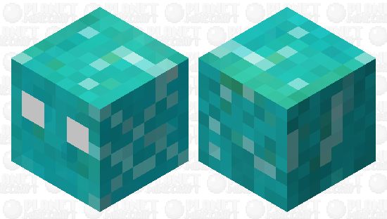 Melting Ice Cube Minecraft Mob Skin