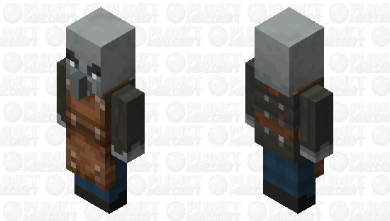 Illager Leatherworker Minecraft Mob Skin