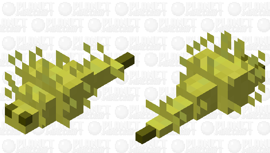 Golden Silverfish Minecraft Mob Skin