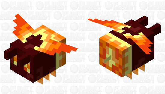 Nether Bee Minecraft Mob Skin