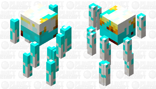 Snow blaze skin Minecraft Mob Skin