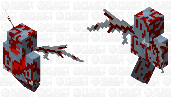 Bloodstained Vex Minecraft Mob Skin