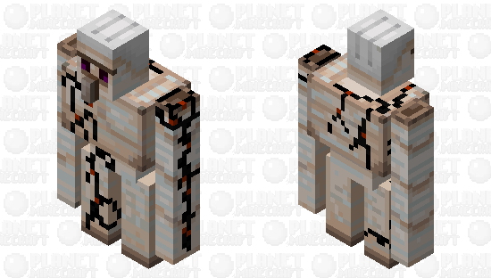 Corrupt Golem Minecraft Mob Skin