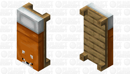 Fox bed Minecraft Mob Skin