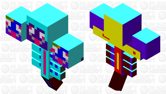 The Colorful And Weird Wither Minecraft Mob Skin