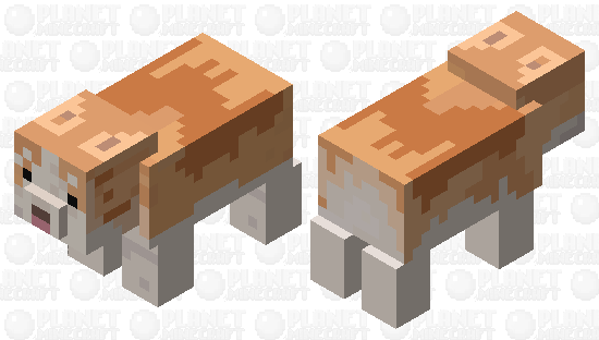 fat corgi Minecraft Mob Skin