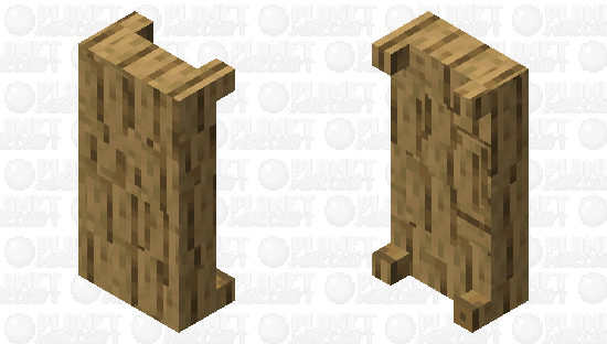 wooden bench Minecraft Mob Skin