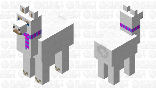 Lluna the llama (Minecraft Story Mode) Minecraft Mob Skin
