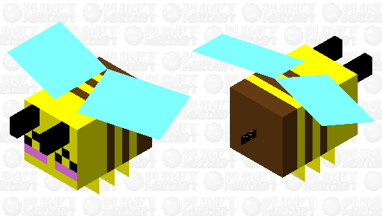 Bee Positive Minecraft Mob Skin