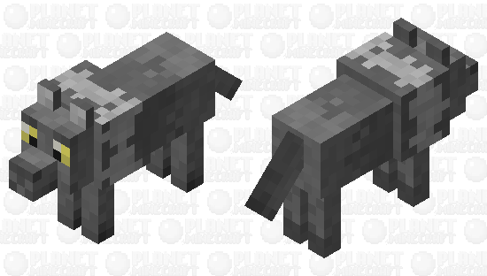 Wild Forest Wolf Minecraft Mob Skin